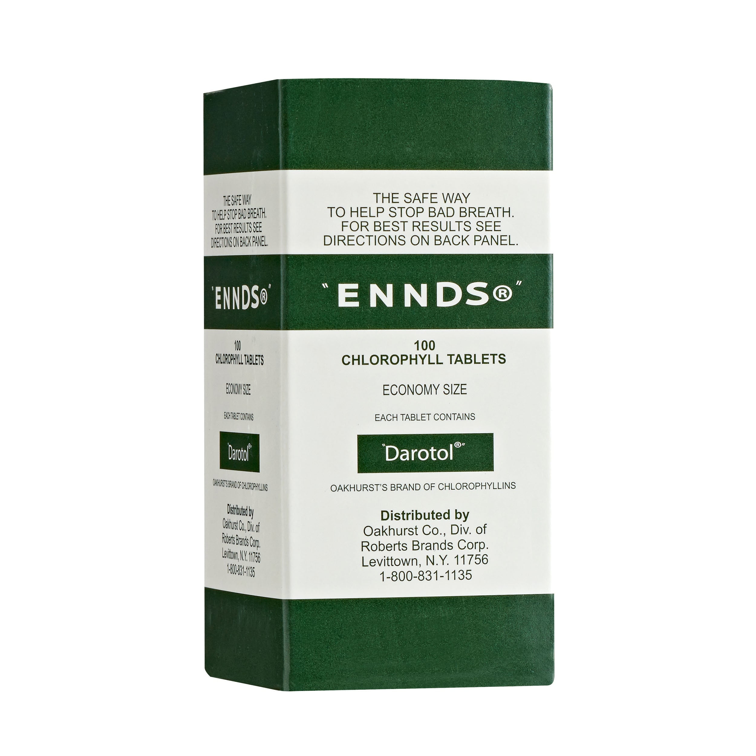 Ennds Chlorophyll Tablets For Stop Bad Breath And Mouth Odors , 100 Ea ...