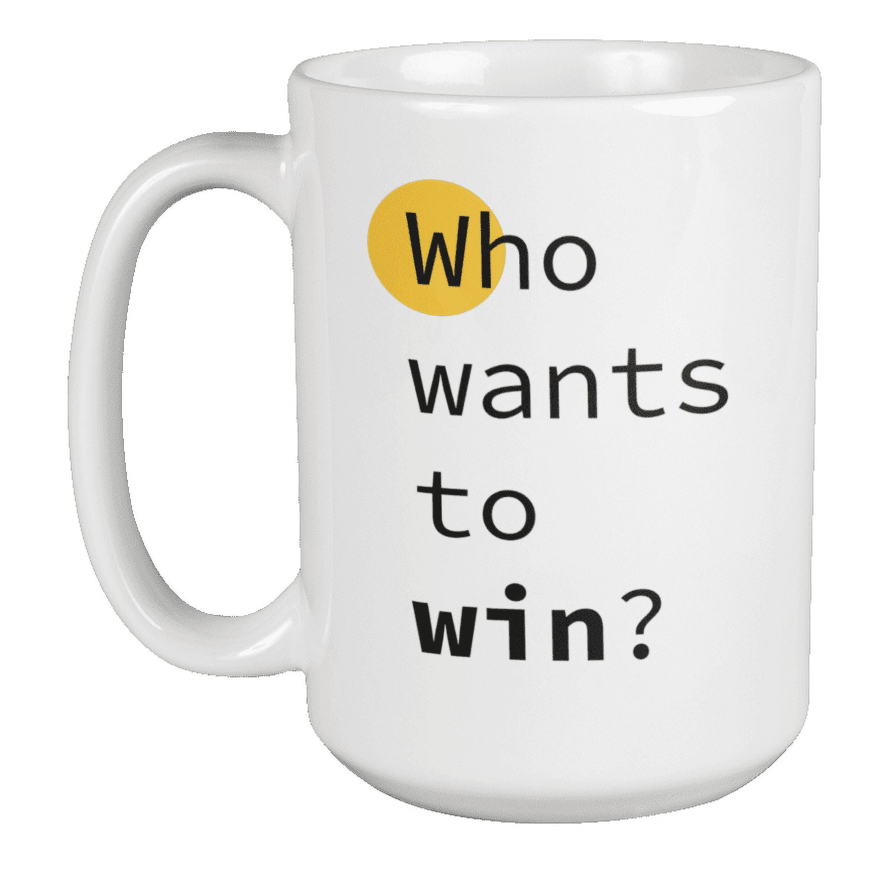 Enneagram Type 3 - Coffee and Tea Mug: Who wants to win? (15oz ...