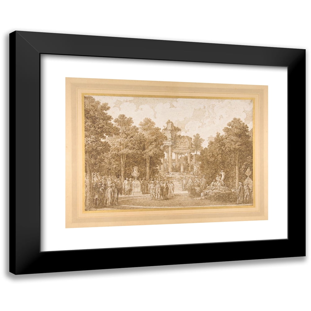 Ennemond Alexandre Petitot 18x14 Black Modern Framed Museum Art Print ...