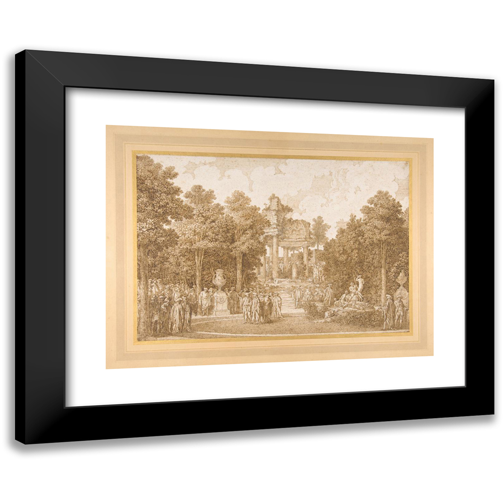 Ennemond Alexandre Petitot 24x19 Black Modern Framed Museum Art Print ...