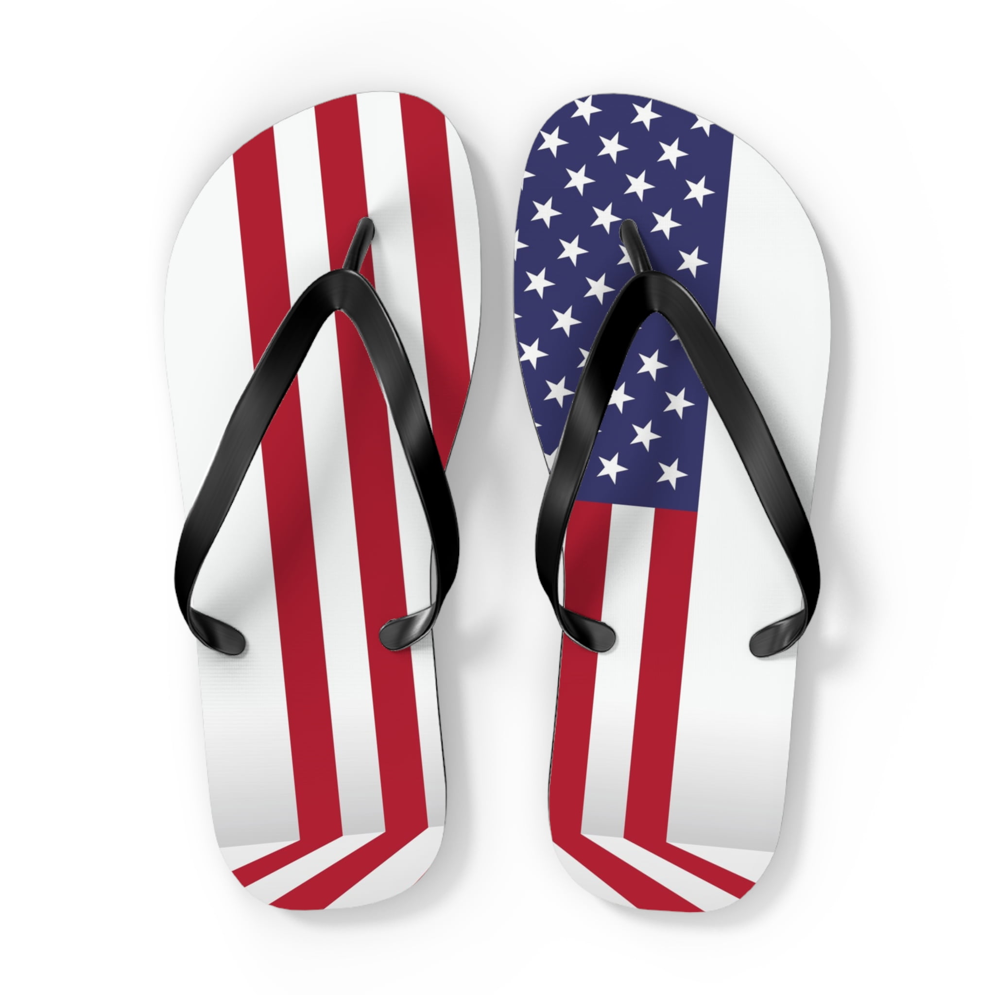 Ennis Haus 1969 Flip Flops Stars & Stripes - Walmart.com
