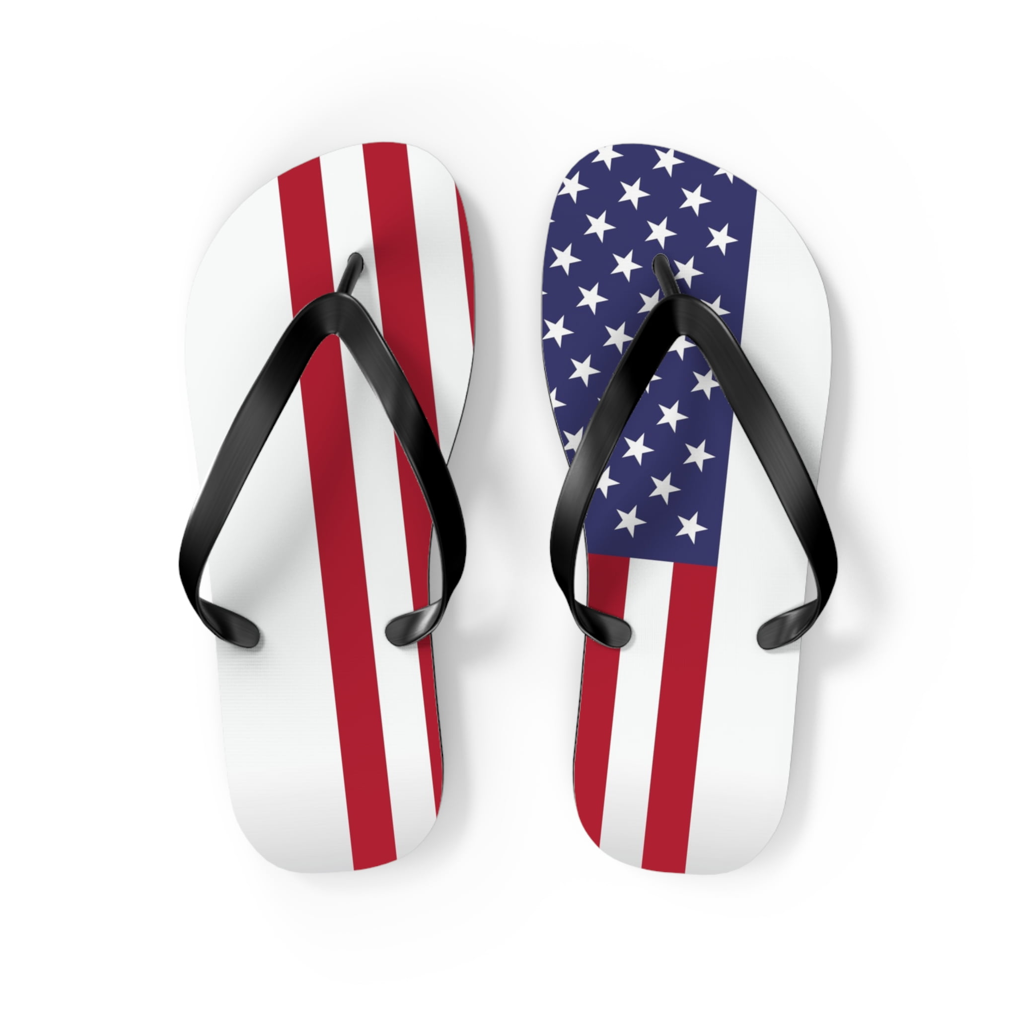 Ennis Haus 1969 Flip Flops Stars & Stripes - Walmart.com