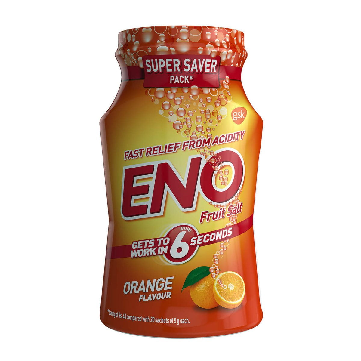Eno Orange Fast Relief From Acidity Fruit Salt 100g (Pack of 3 ...
