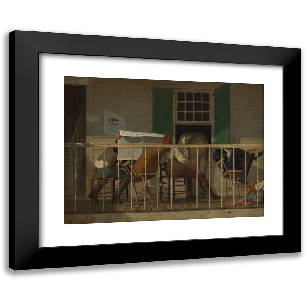 Enoch Wood Perry Jr. 18x14 Black Modern Framed Museum Art Print Titled ...