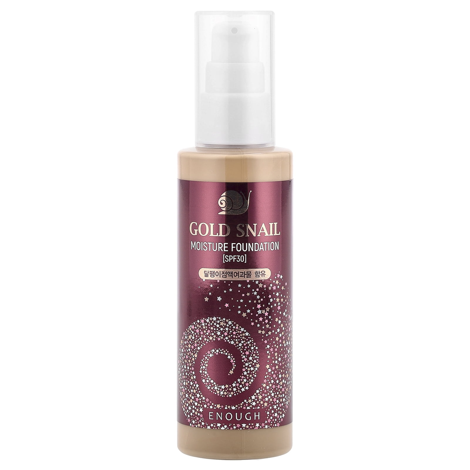 Enough Gold Snail, Moisture Foundation, SPF 30 PA++, #21, 3.38 fl oz ...