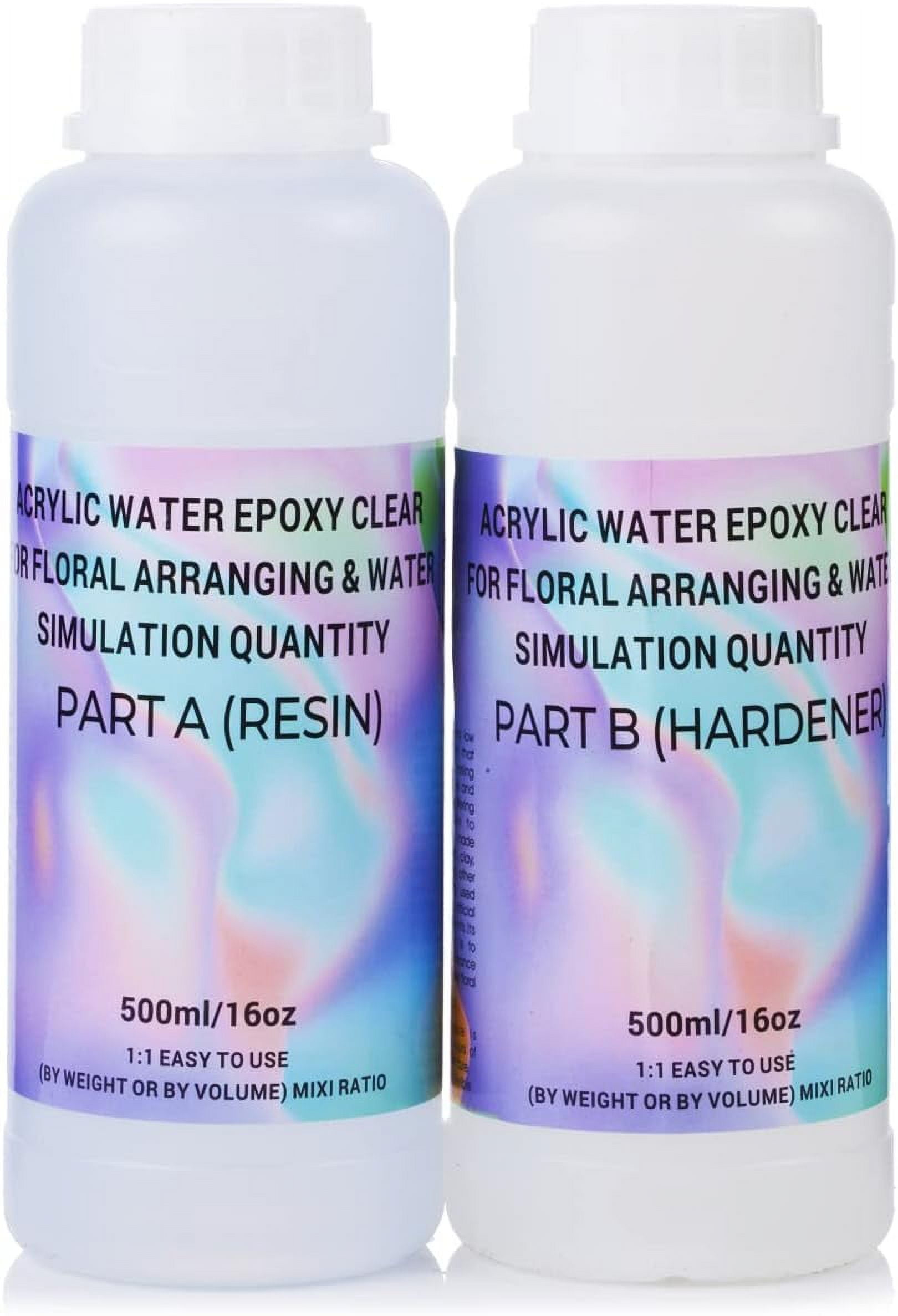 Enova Floral Craft Water and Simulated Fake Water Flower Cast Crystal ...