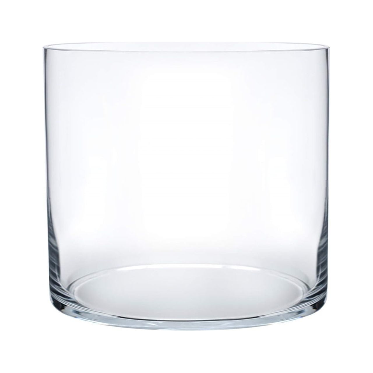 Enova Home High Quality Cylinder Shape Clear Glass Vase 4.0" W x 4.0" H ...