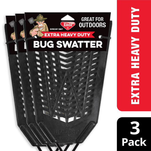 Enoz Sergeant Swat Multipurpose Fly Swatter, Indoor House Gnat ...
