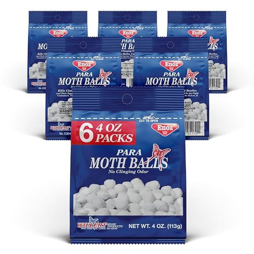 Enoz para Moth Balls For Insects, Kills Clothes Moths and Carpet ...