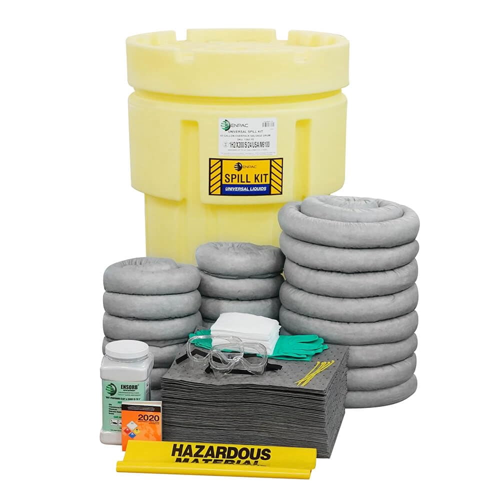 ENPAC 65-Gallon Emergency Response Universal Spill KIT (Includes Drum ...