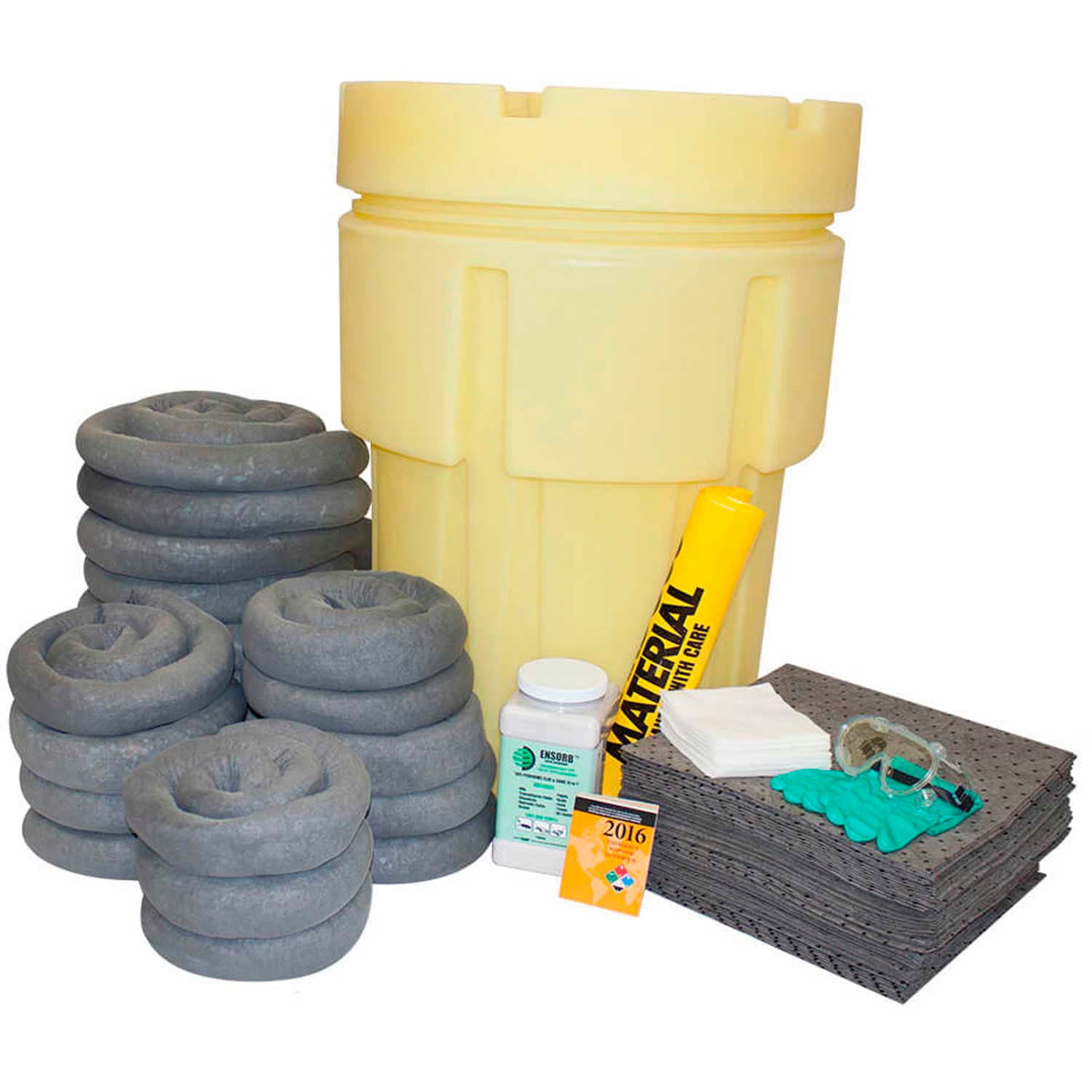 ENPAC 1360-YE ENPAC 1360-YE 65 Gallon Spill Kit, Universal - Walmart.com