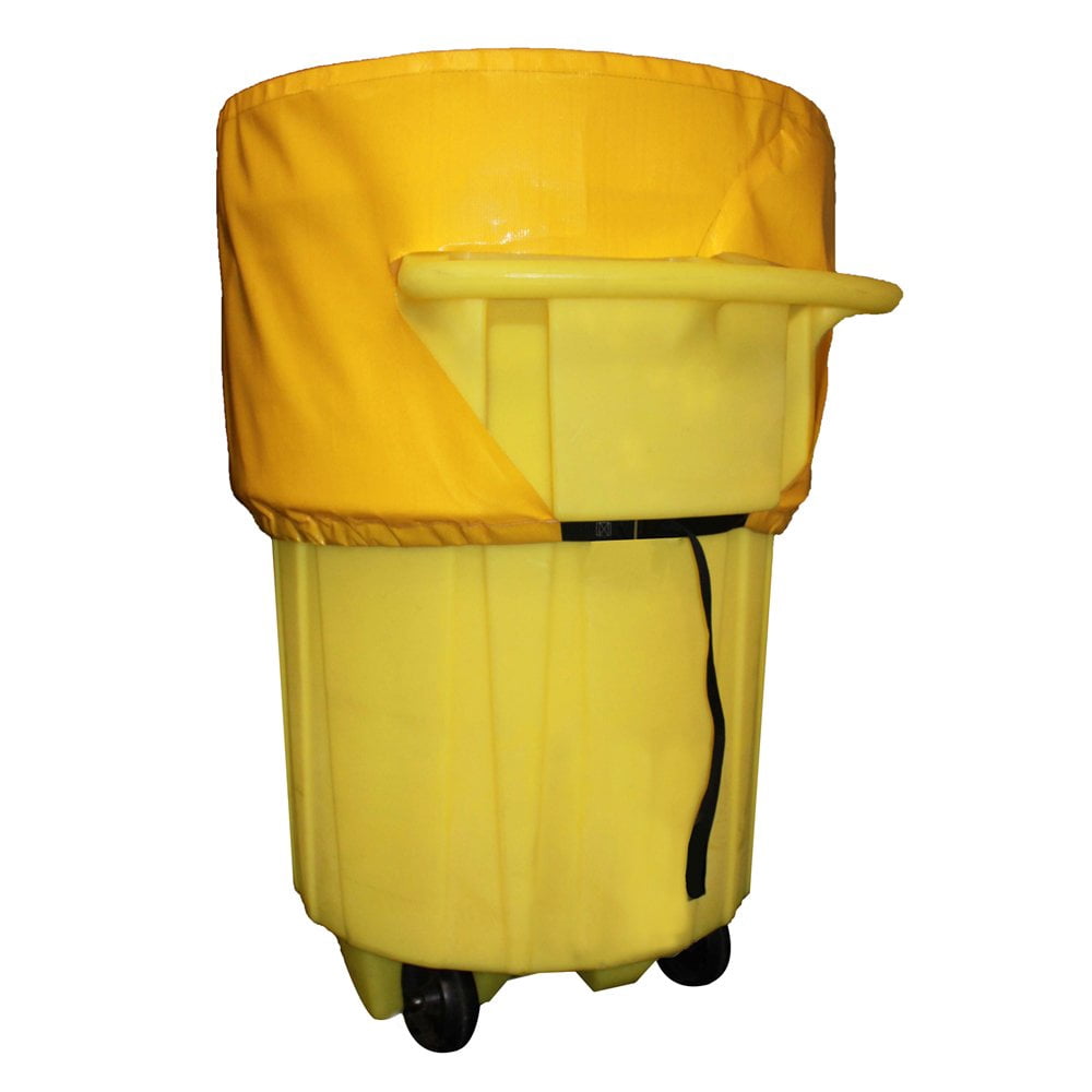 Enpac Tarp Cover for 50-Gallon Wheeled Poly-Overpack, Yellow, Cover ...