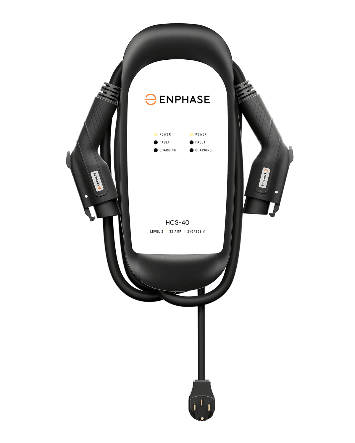 Enphase Level 2 Dual EV Charger, Safety Certified, 32 Amp, 240v, NEMA ...