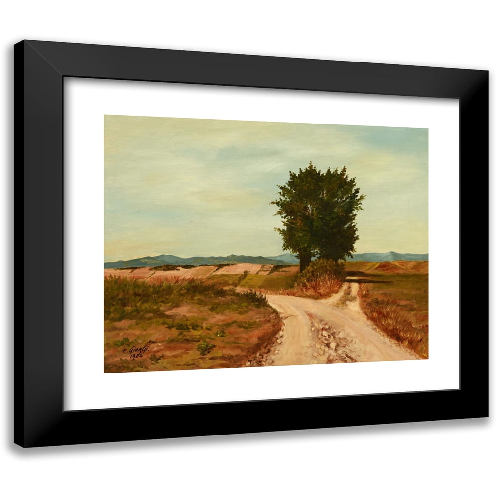 Enrica Giorgi 24x20 Black Modern Framed Museum Art Print Titled - At ...