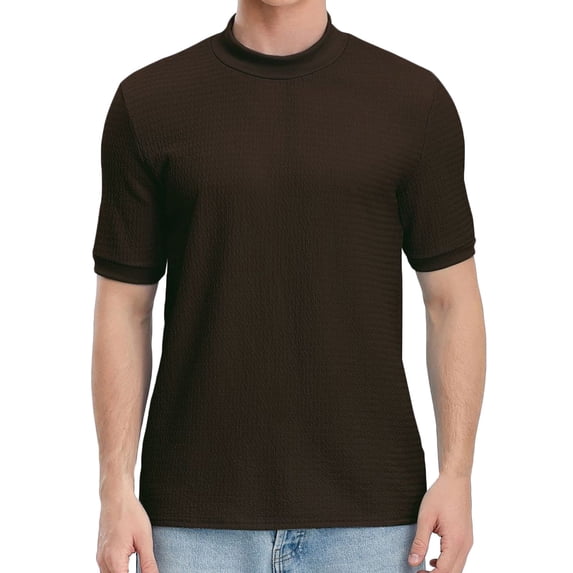 Enridrech Short Sleeve Tee for Men Casual Stylish Solid Color T Shirts ...