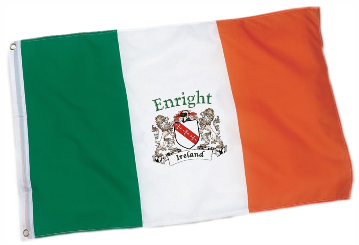 Enright Irish Coat of Arms Heavy Duty Outdoor Ireland Flag - 2'x3 ...