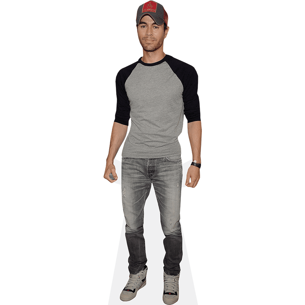 Enrique Iglesias (Casual) Mini Cardboard Cutout Standee - Walmart.com