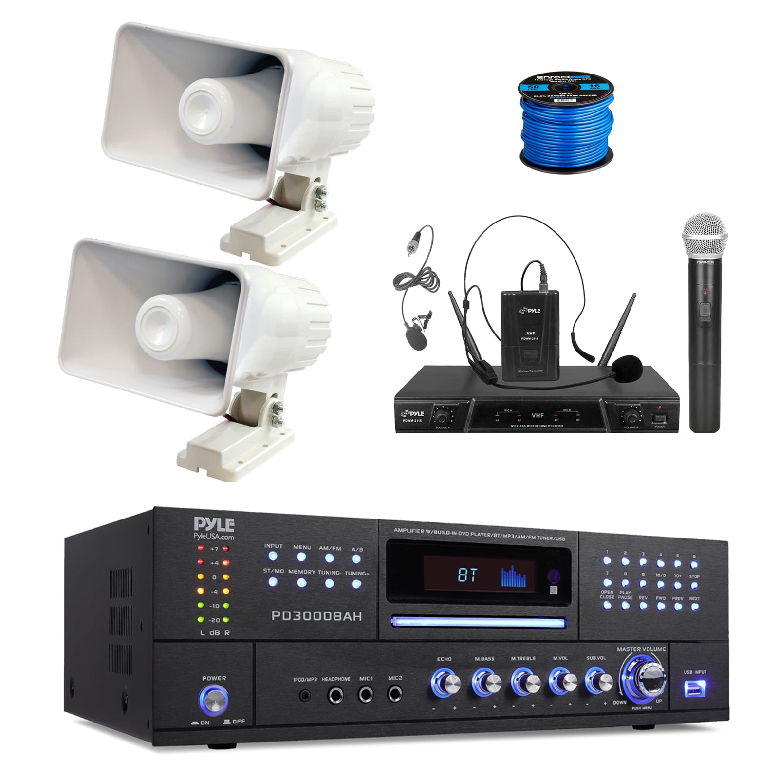 Enrock Home Theater 4-Channel 4000 Watt Bluetooth HDMI Stereo CD/DVD ...