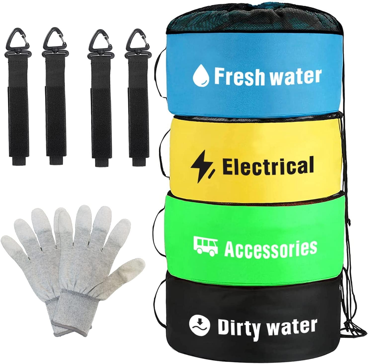 ENROSLU RV Hose Bags, Waterproof Storage Tote for Sewer Hoses, Fresh ...