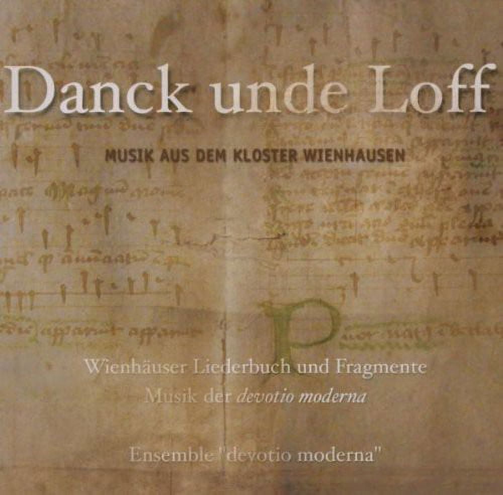 Ensemble Devotio Moderna / Volkhardt - Thanks & Praises: Wienhausen ...