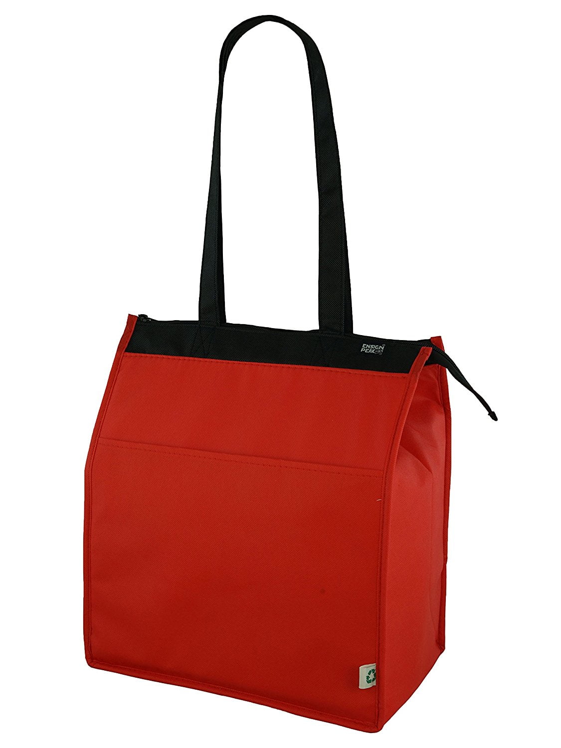 Ensign Peak Large Insulated Zippered Hot and Cold Cooler Tote, Red ...