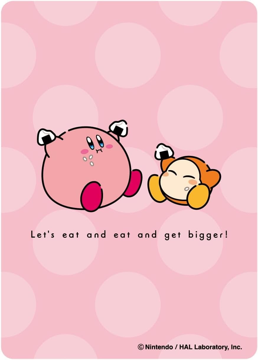 Ensky Players 80ct Card Sleeves - Character Kirby Play with Waddle Dee ...