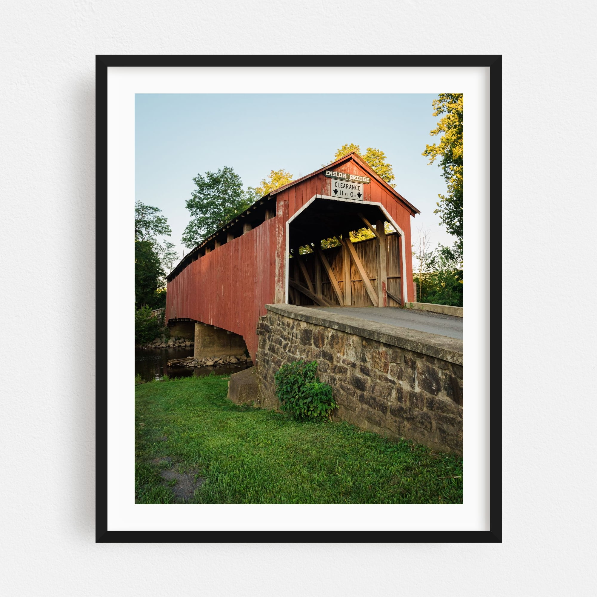 Enslow Covered Bridge 01 - Blain Pennsylvania Photography Bridge Rural ...