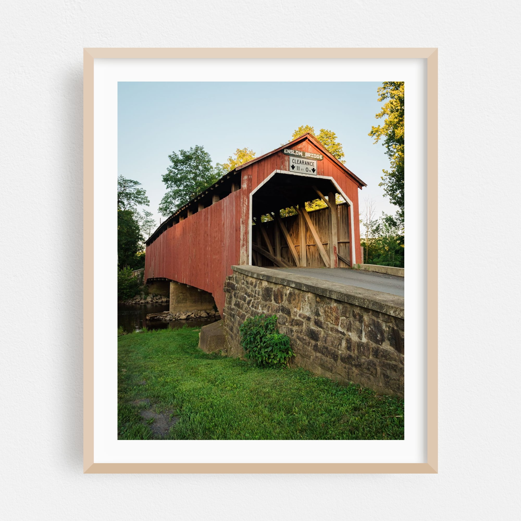 Enslow Covered Bridge 01 - Blain Pennsylvania Photography Bridge Rural ...
