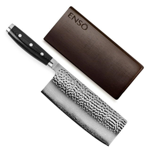 Enso HD 7" Chinese Chef's Knife with Magnetic Sheath - Made in Japan - Walmart.com