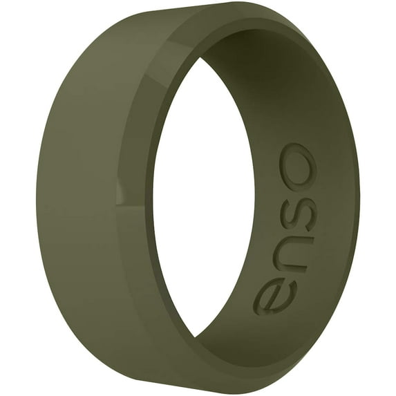 Enso Rings Classic Bevel Series Silicone Ring - Pine - 12 - Walmart.com