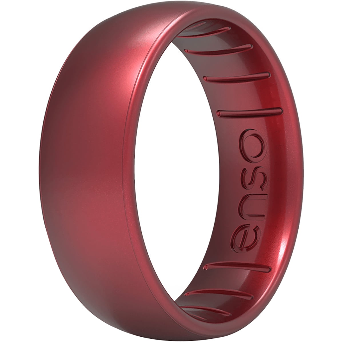 Enso Rings Classic Birthstone Series Silicone Ring - 7 - Ruby - Walmart.com