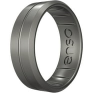Enso Rings Hammered Stackables Silicone Ring - Crimson - 5 - Walmart.com