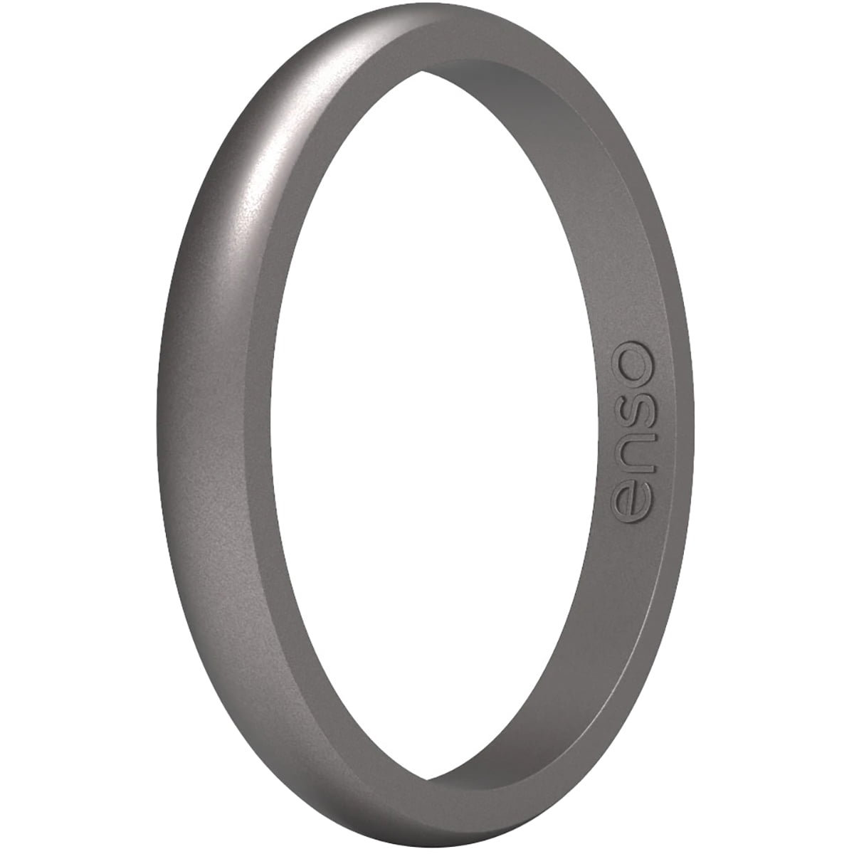Enso Rings Halo Elements Series Silicone Ring - 11 - Platinum - Walmart.com