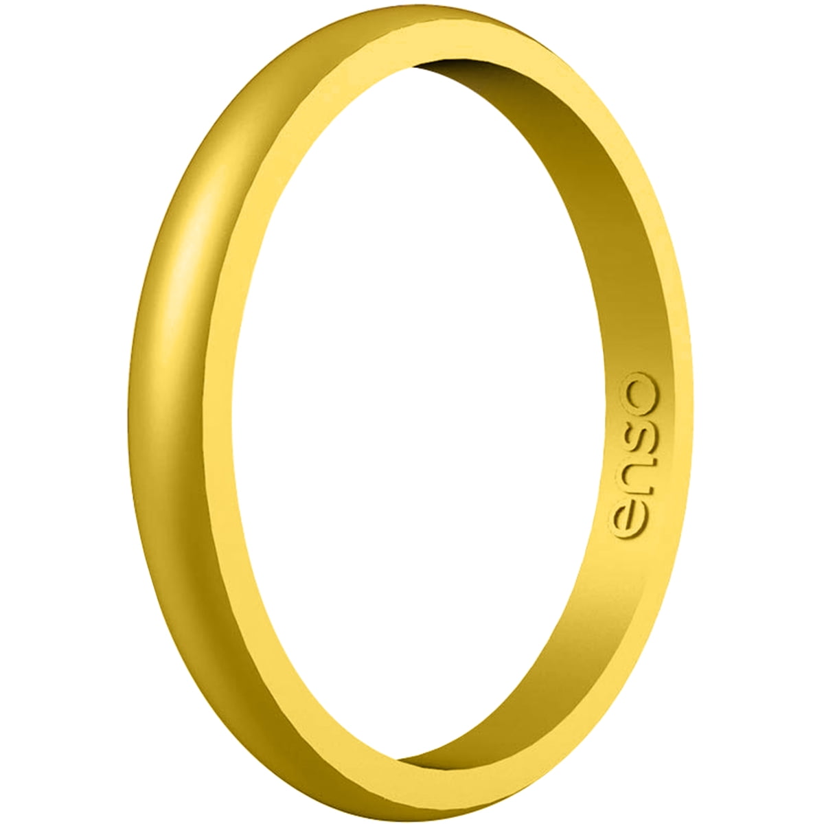 Enso Rings Halo Elements Series Silicone Ring - Gold - 11 - Walmart.com