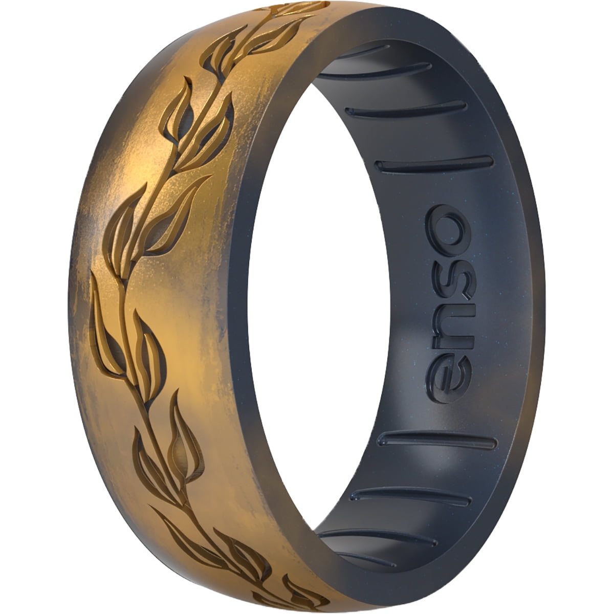Enso Rings - Classic Silicone Ring, Shire Leaf Design, Size 8 - Lord of ...