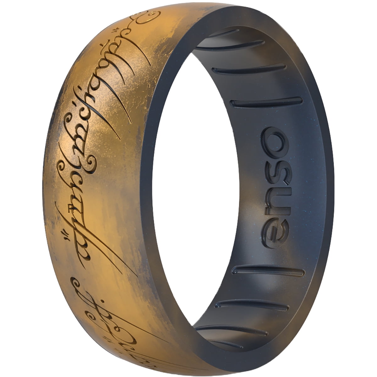 Enso Rings Lord of the Rings The One Ring Classic Silicone Ring - 10 ...