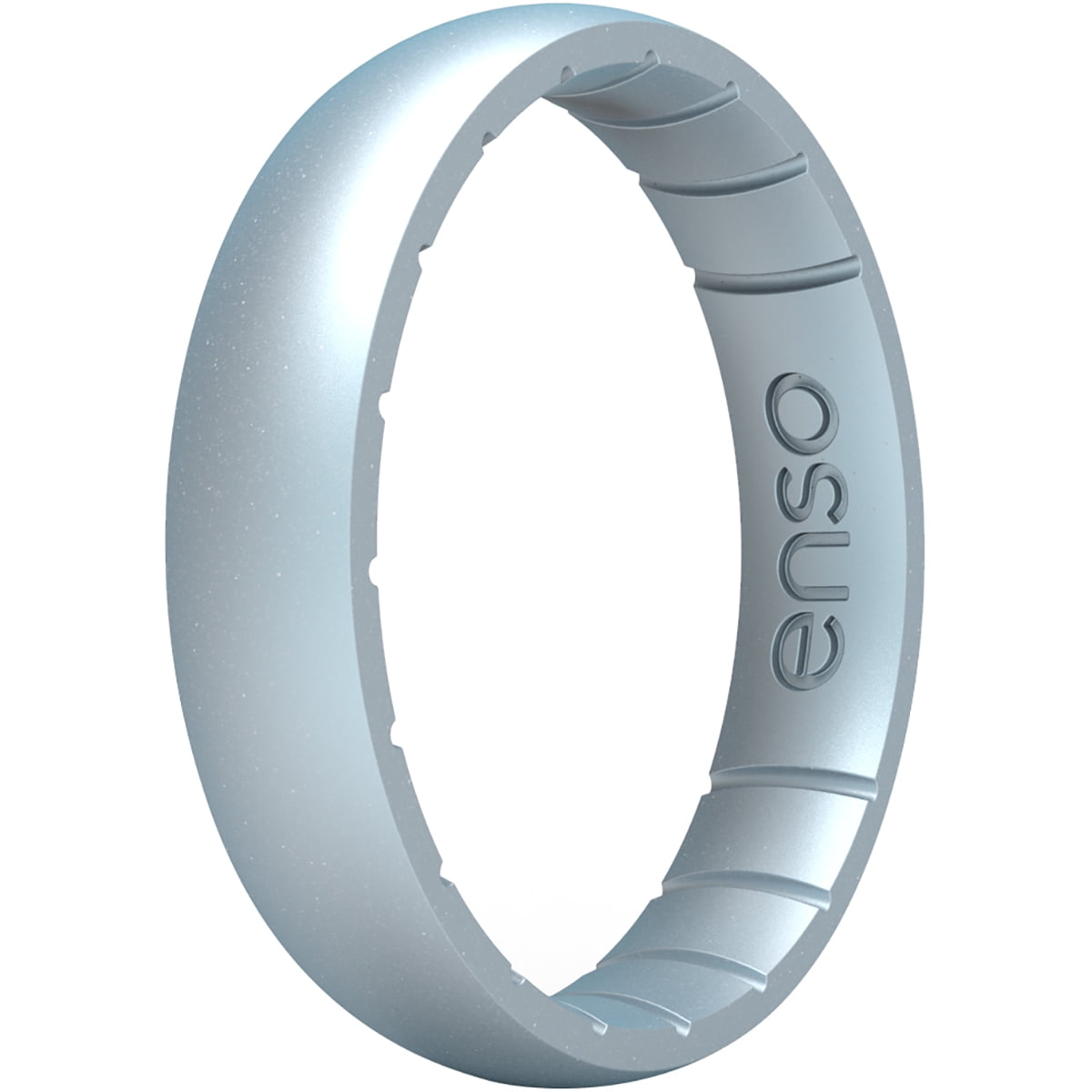 Enso Rings Thin Elements Series Silicone Ring - 10 - Diamond - Walmart.com