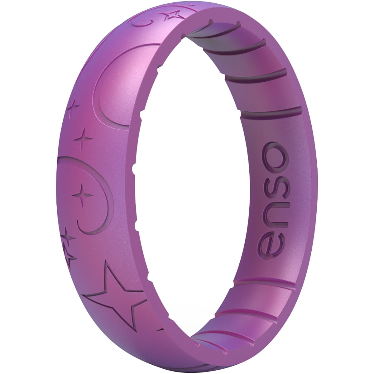 Enso Rings Thin Etched Legends Series Silicone Ring - 7 - Fairy Magic ...