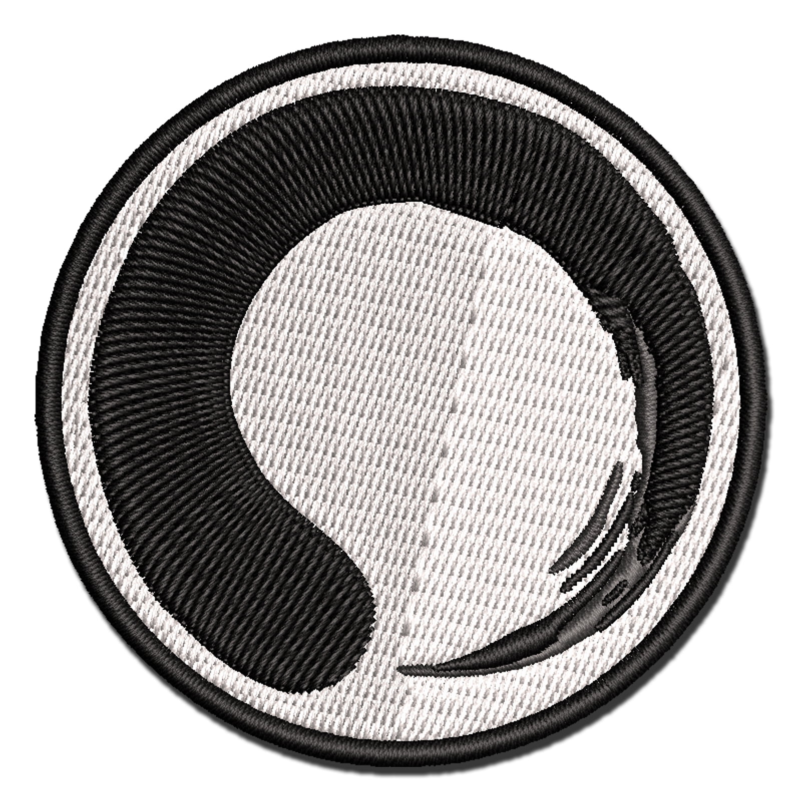 Enso Zen Buddhism Infinity Circle Applique Multi-Color Embroidered Hook ...