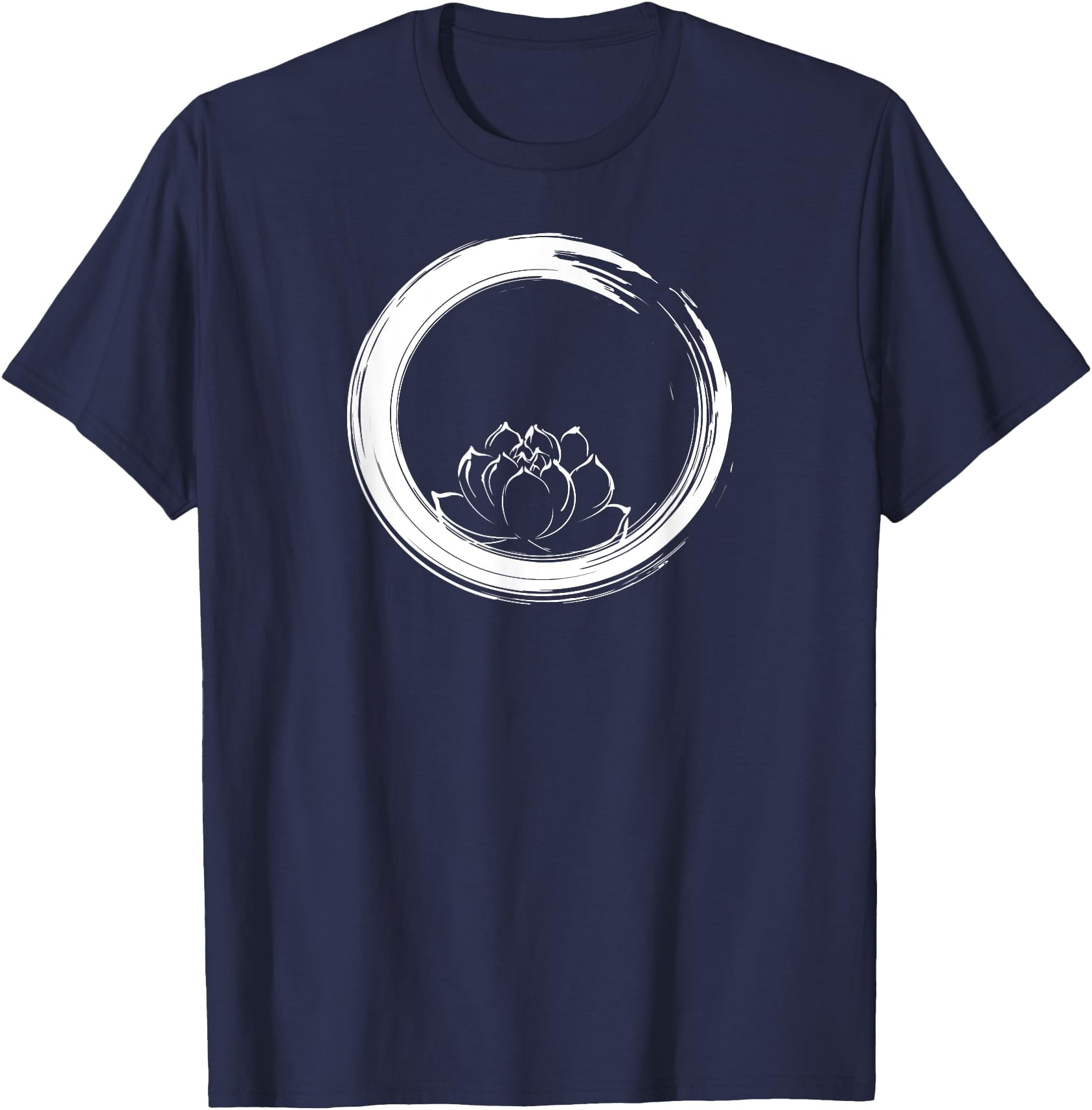 Enso Zen Circle and Lotus Flower Softstyle Unisex T-Shirt Men Women ...