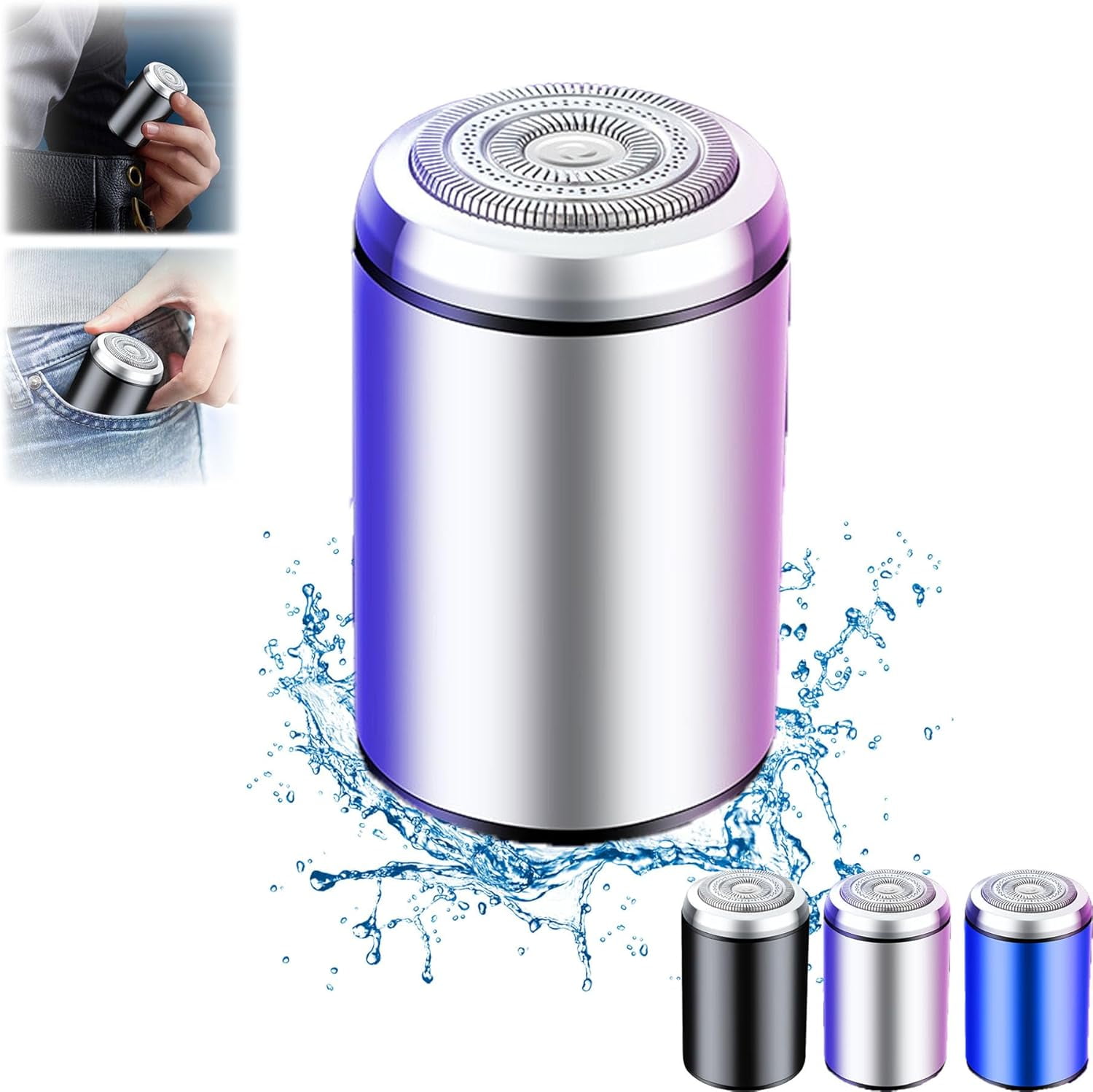 Enspiracle Mini Shaver, Mini Shaver, Capsule Razor, Unisex Mini ...