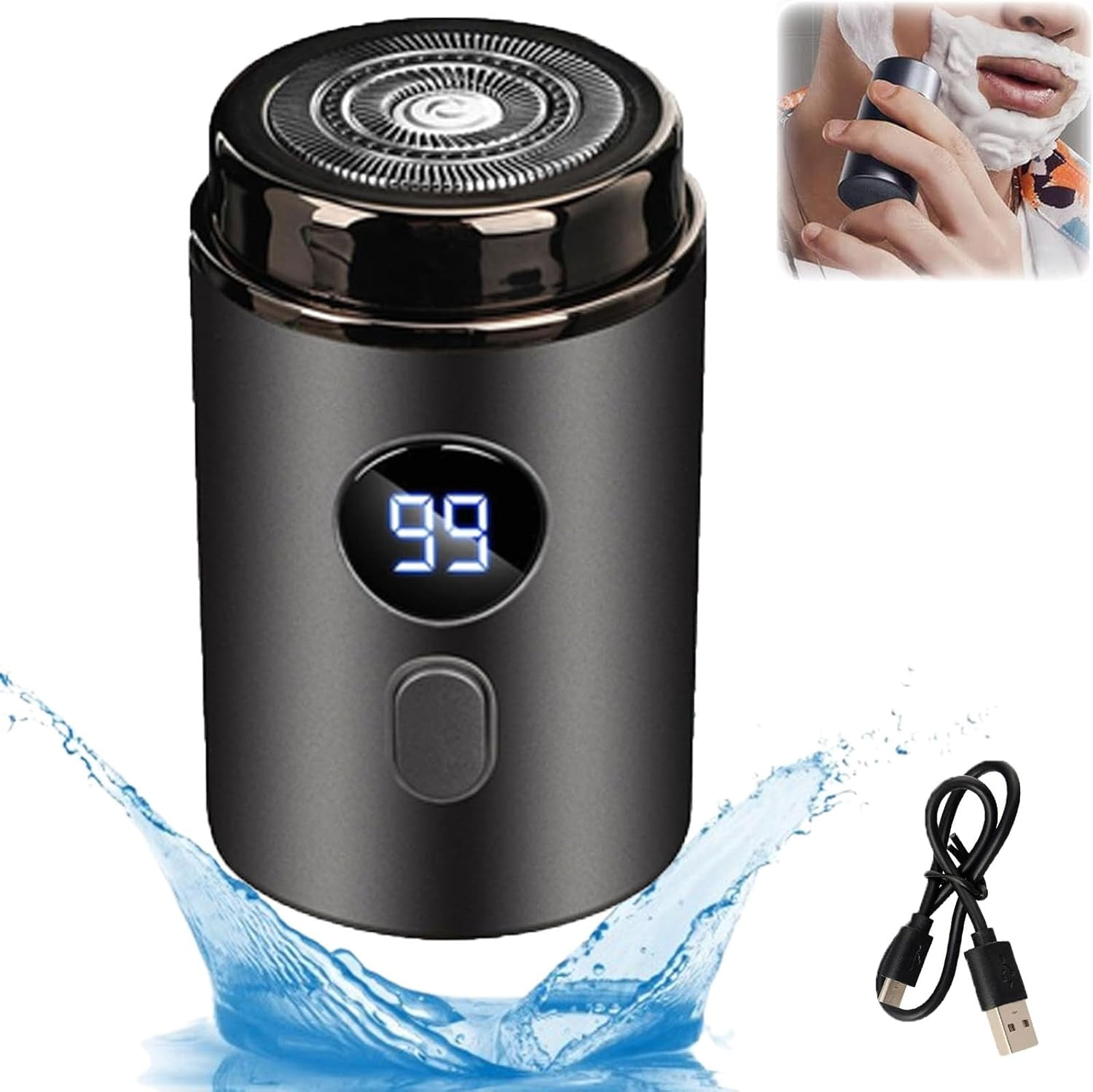 Enspiracle Mini Shaver, Unisex Mini Portable Electric Shaver, Sopani ...