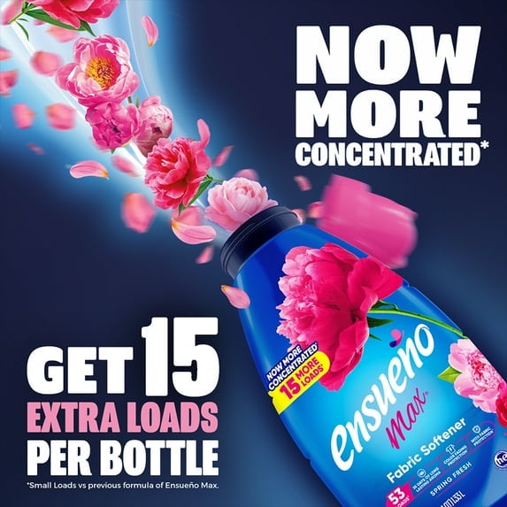 Ensueño® Max Liquid Fabric Softener, Spring Fresh, 45 fl. oz., 53 loads ...