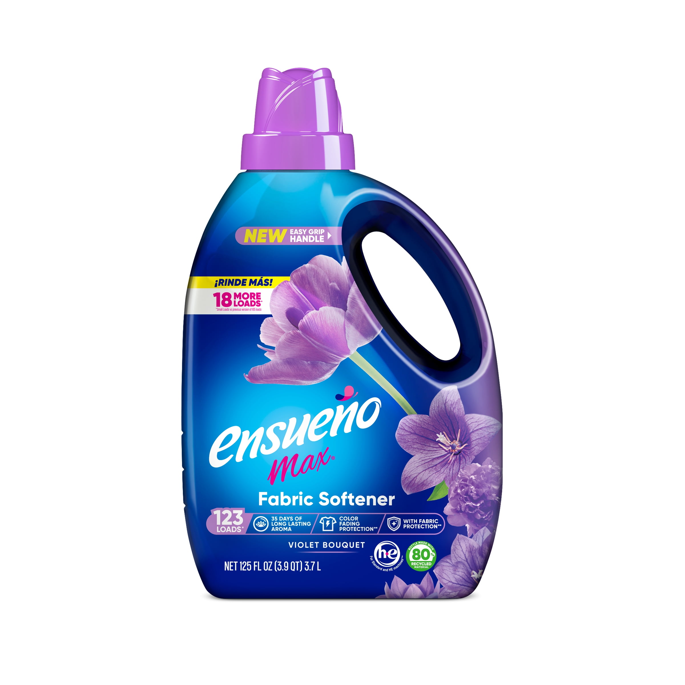 Ensueno Liquid Fabric Softener Violet Bouquet, concentrated, 125 oz ...