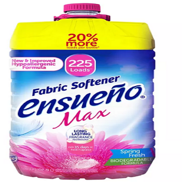 Ensueño Spring Fresh Fabric Softener 304.3 oz., 225 loads - Walmart.com