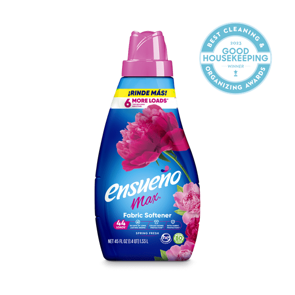 Ensueno® Max Liquid Fabric Softener – Spring Fresh (45 Fl Oz)