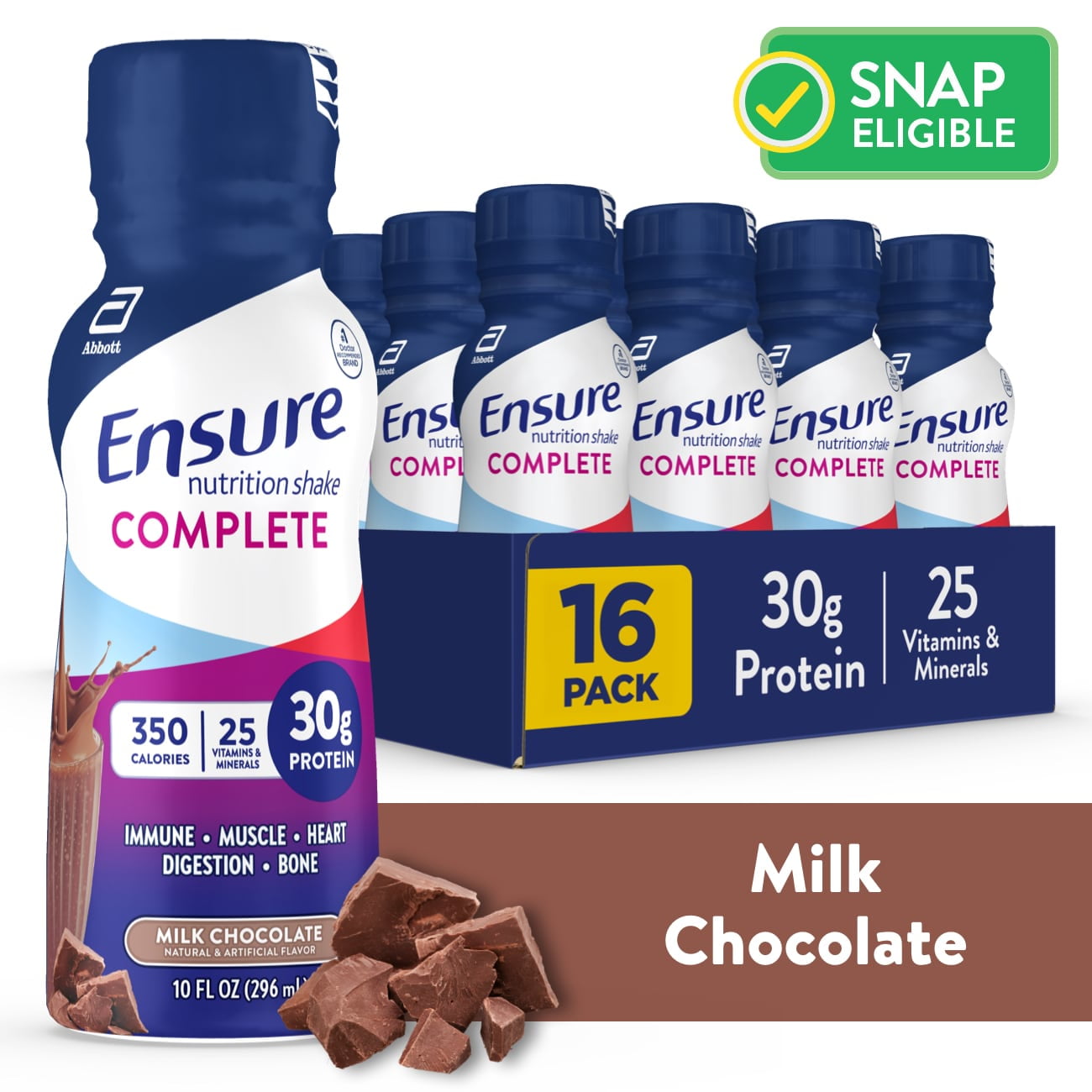 Ensure COMPLETE Meal Replacement Nutrition Shake, 30G Protein, Milk ...