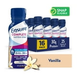 Ensure COMPLETE Nutrition Shake, 30G Protein, Vanilla, 10 fl oz, 16 ...
