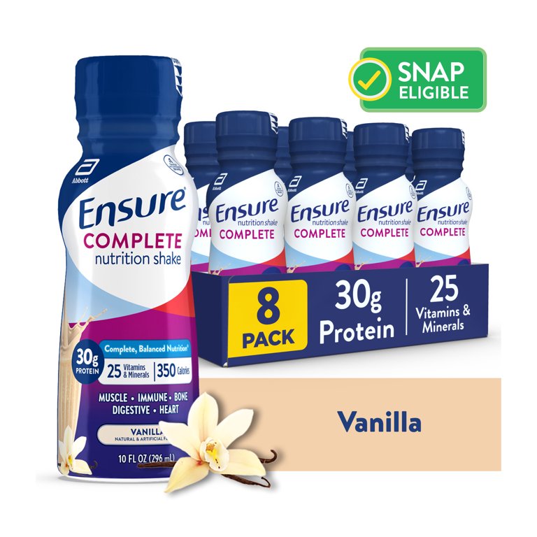 Ensure High Protein Ensure Plus Nutrition Shake Meal Replacement ...