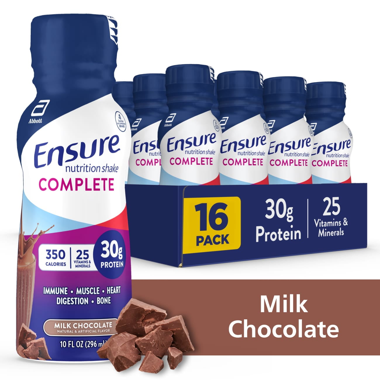 Ensure COMPLETE Nutrition Shake, 30g of High-Quality Protein, Meal ...